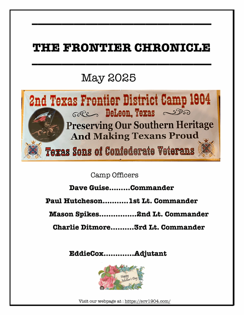 2nd Texas Frontier Camp #1904 - Texas Division