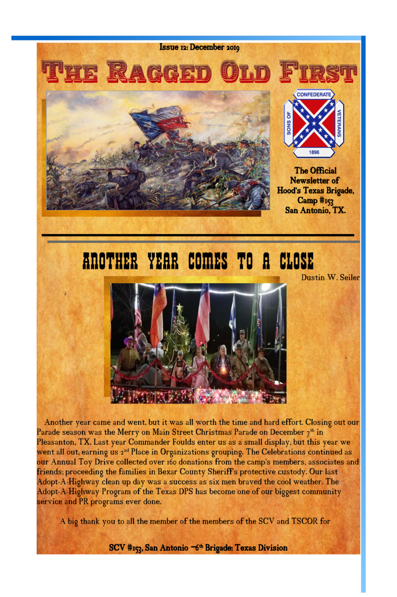 Hood’s Texas Brigade Camp #153 - Texas Division