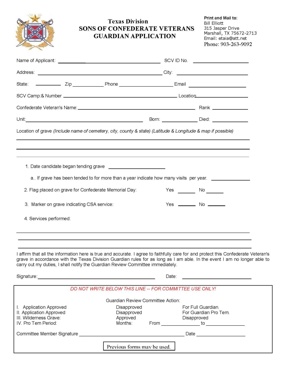 Guardian Program - Texas Division